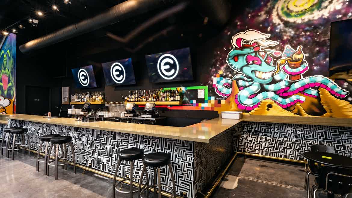 Big Screen TV's | Emporium Arcade Bar