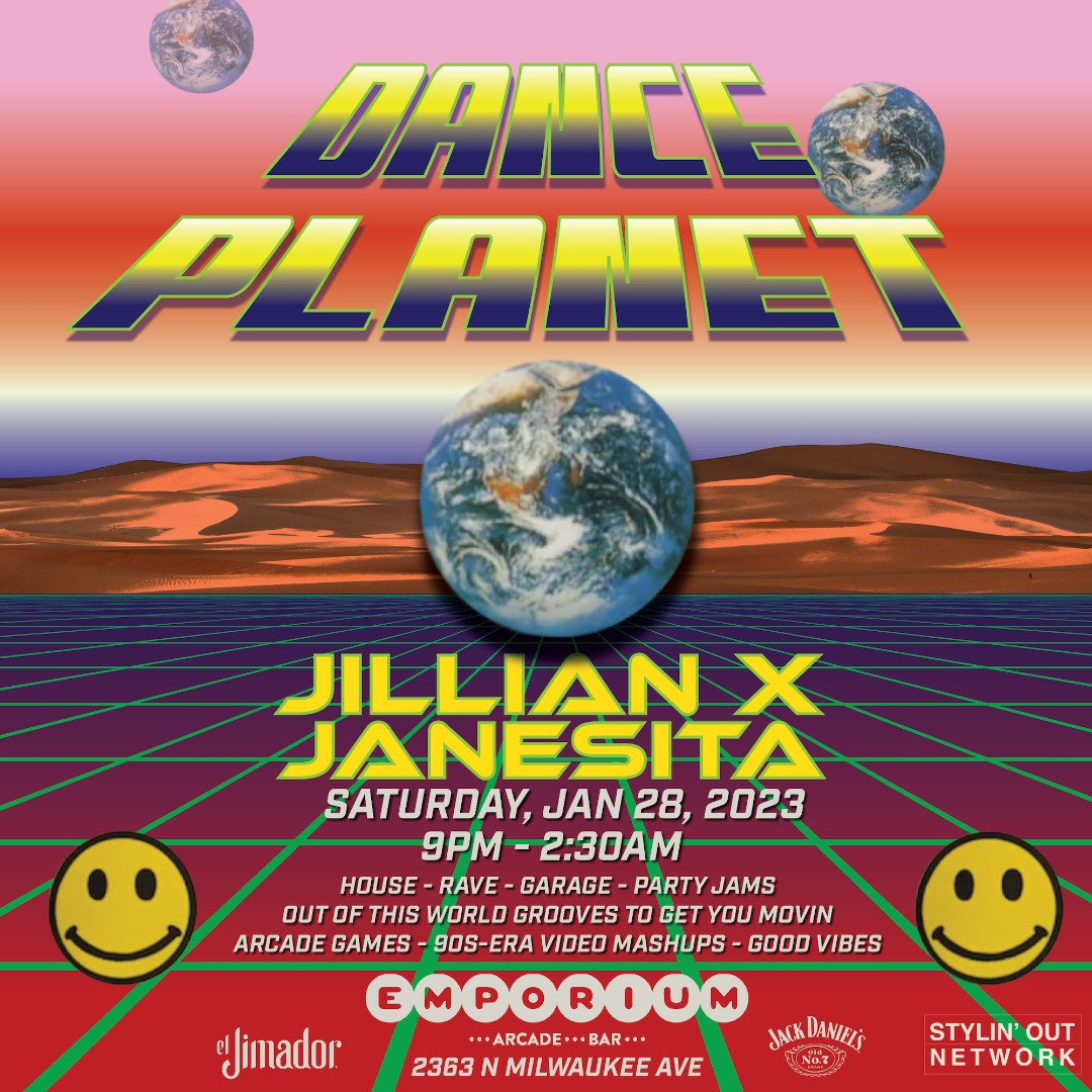 Dance Planet w/ Jillian X & Janesita | Jan 28