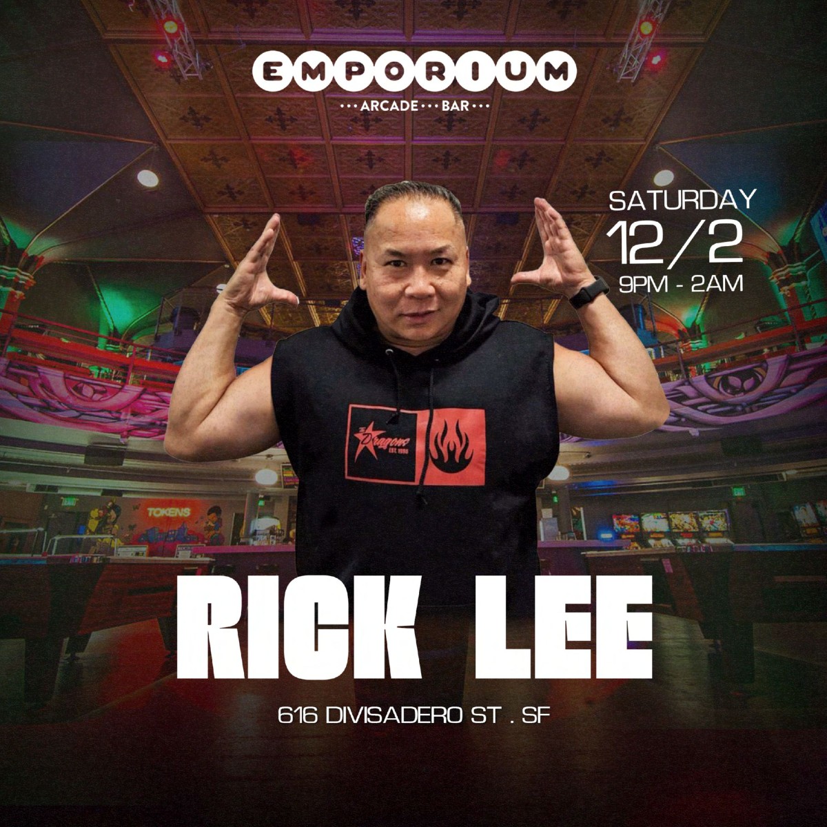 Rick Lee | Emporium San Francisco | Dec 2