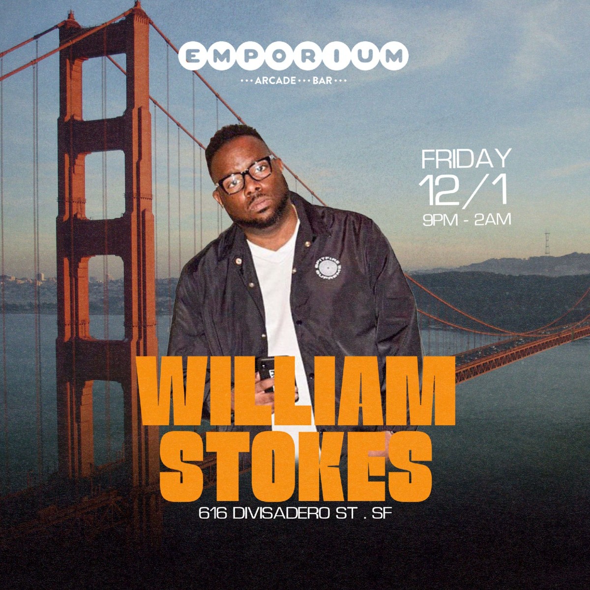 William Stokes | Emporium San Francisco | Dec 1