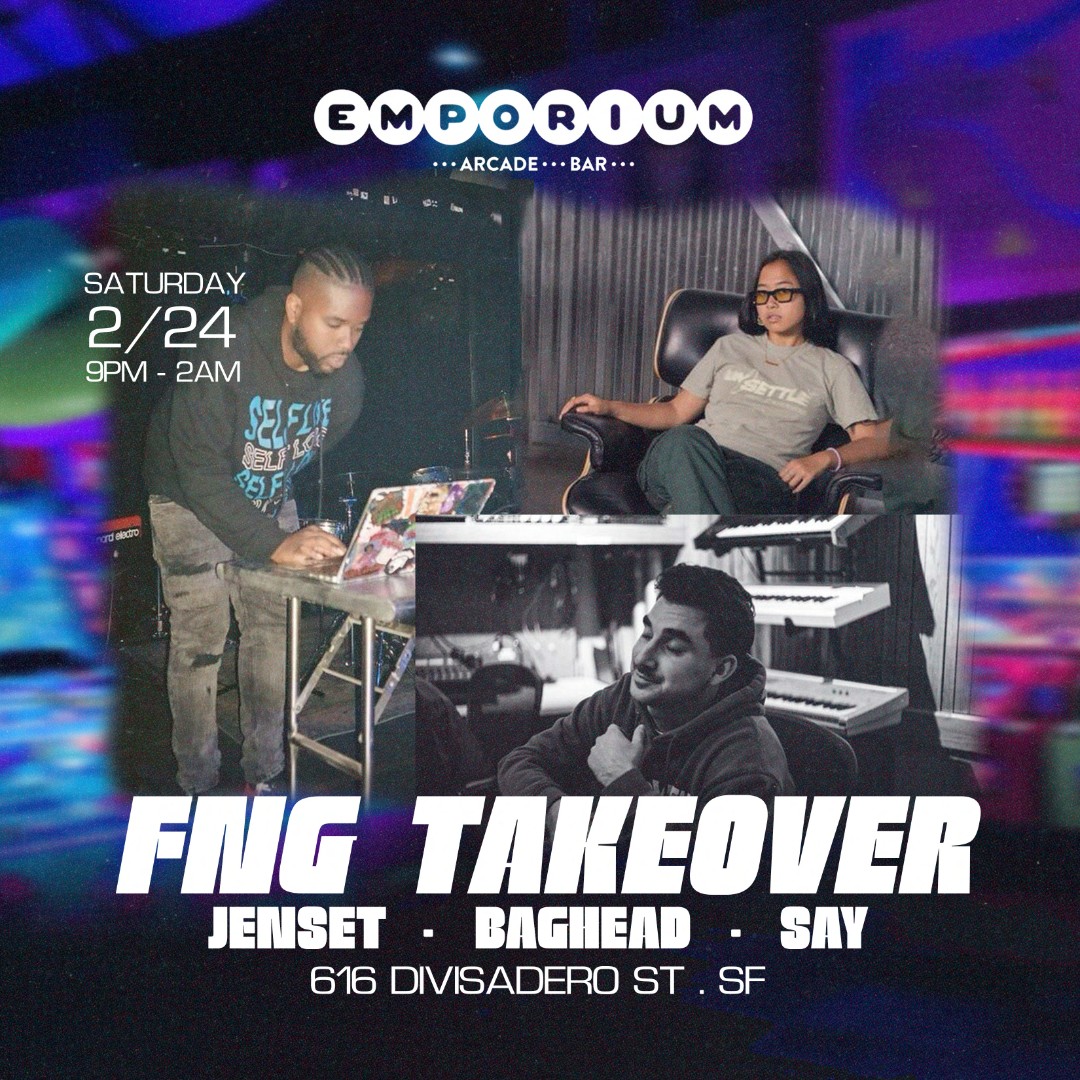 Jenset x Baghead x DJ Say | Emporium San Francisco | Feb 24